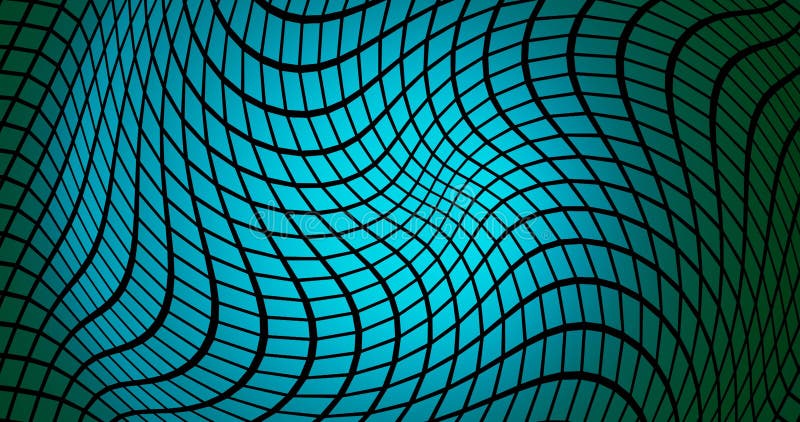 Render with Blue and Green Curved Rectangular Slabs Background Stock ...