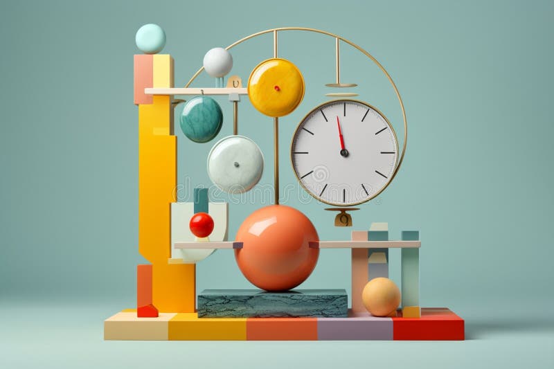 Minimalism Background Concept Box Studio Geometric Art Shapes Design ...