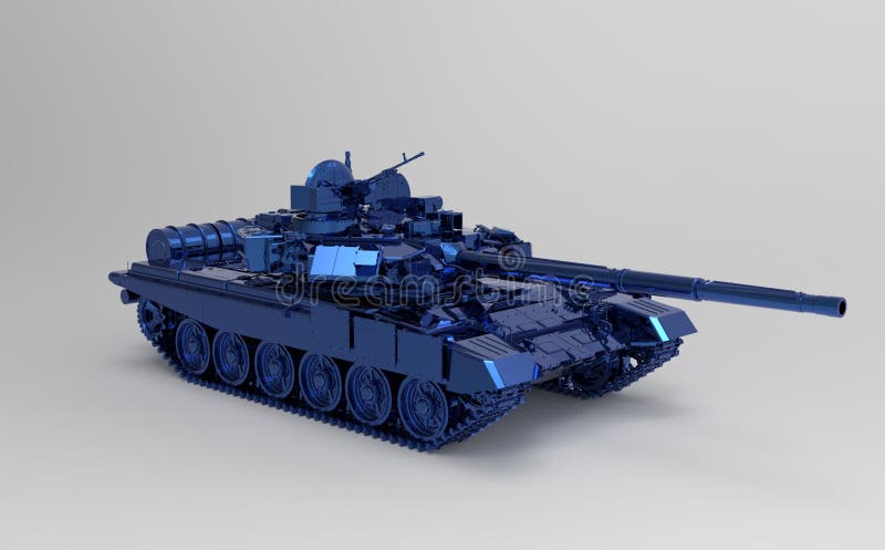 Blue Tank Rendering stock image. Illustration of render - 247131057