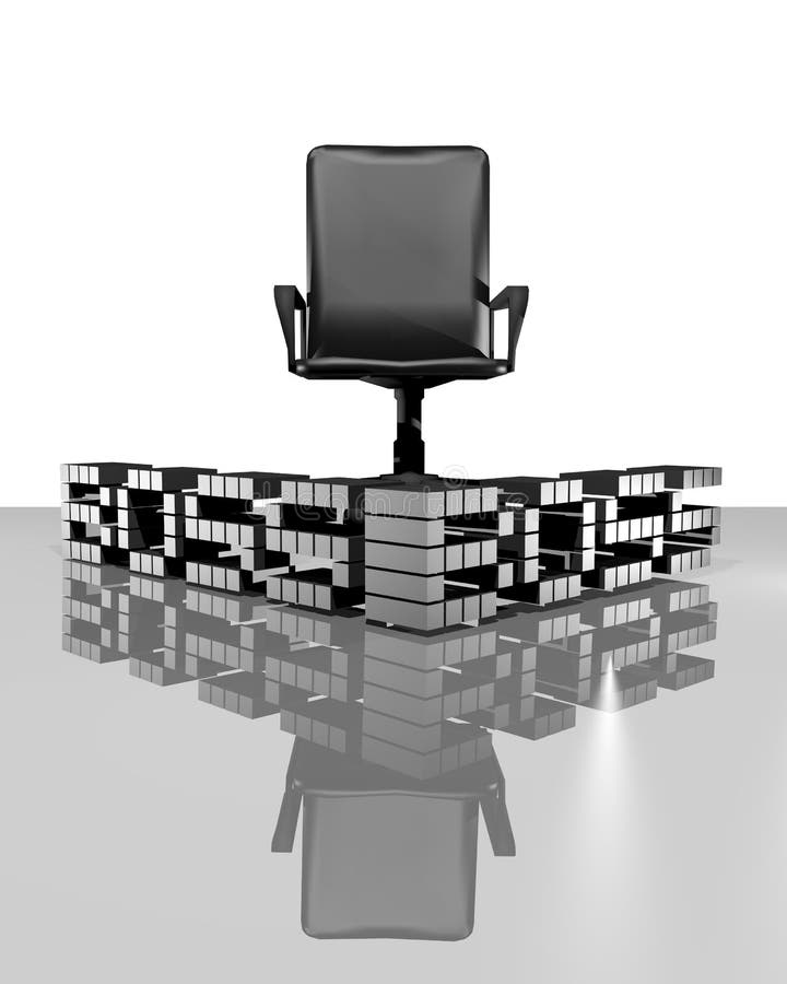 Render boss chair stock illustration. Illustration of leather - 41881770