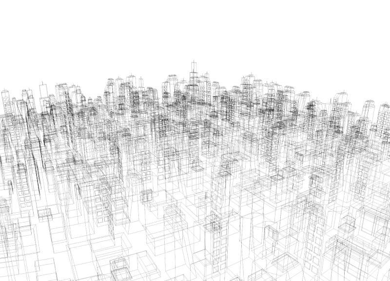 Render city illustration stock image. Image of urban - 314200241