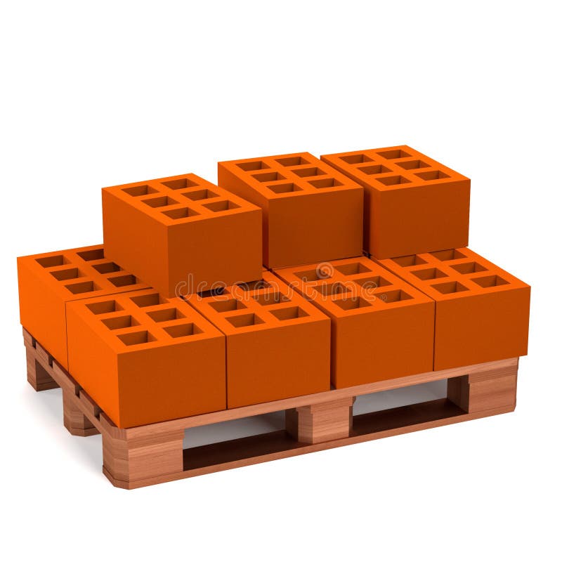 Render of Construction Material Stock Illustration - Illustration of ...