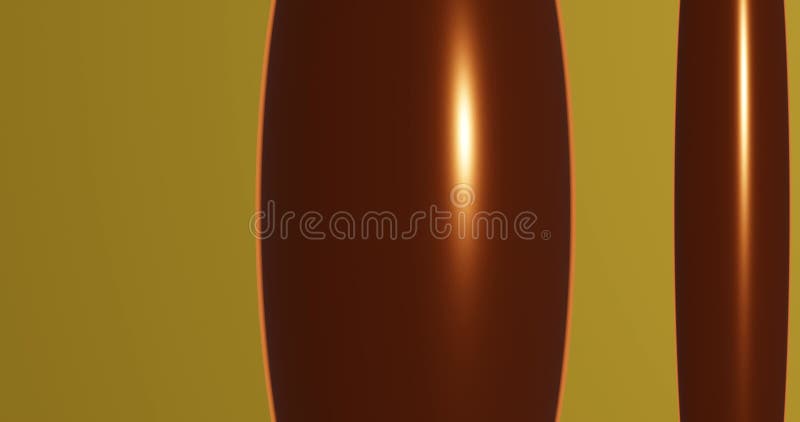 Render with Copper Colored Vertical Elongated Ellipses Stock Footage ...