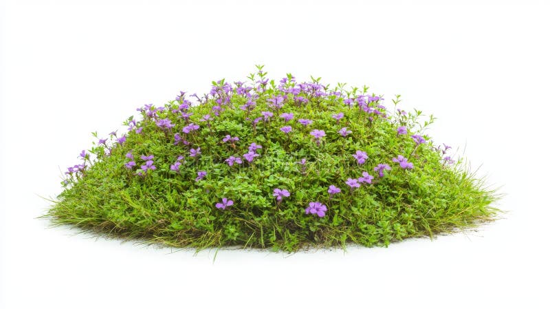 Render 3D Illustrations of Multiple Flowers, Grass, Bushes, Shrubs, and ...