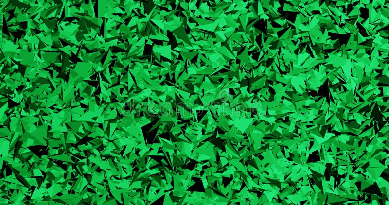 Render of Dark and Light Green Triangles Stock Footage - Video of green ...