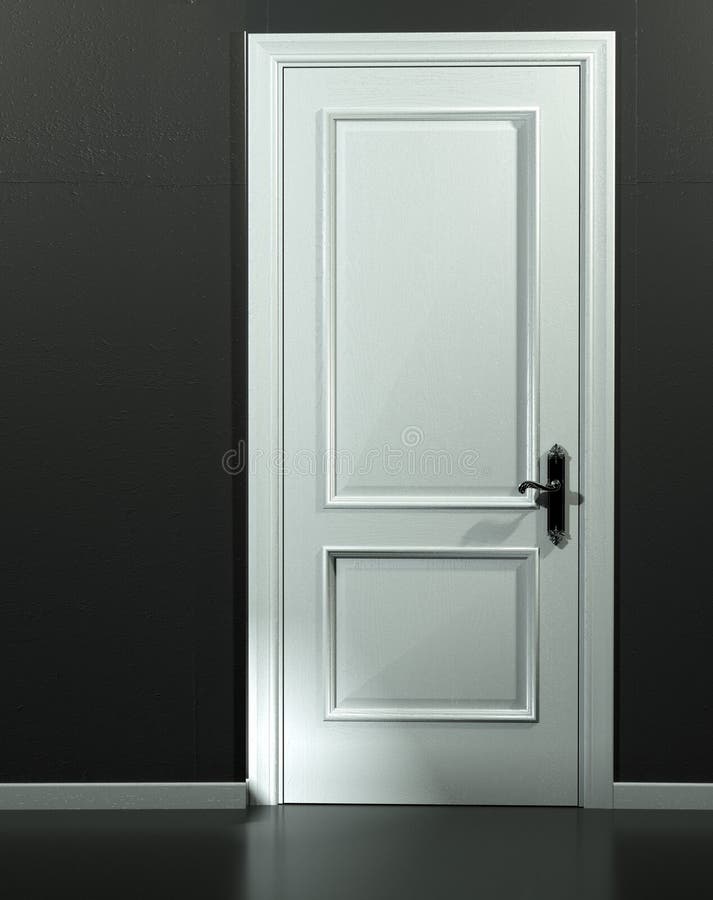 The render of door stock photo. Image of indoor, decoration - 84117652