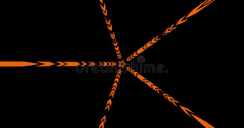 Five Red Converging Arrows Logo Mockup, Converge Arrow Merge Form Shape ...