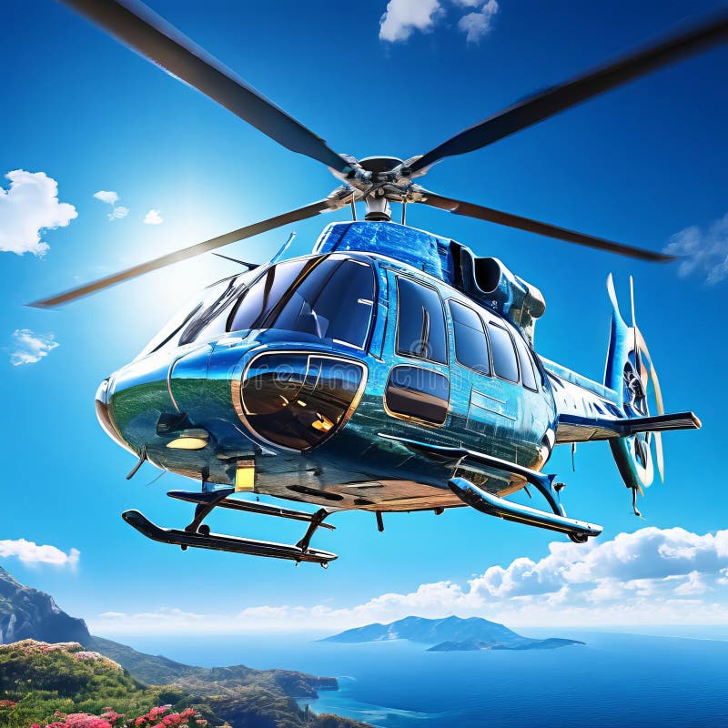 Render of a helicopter stock illustration. Illustration of render ...