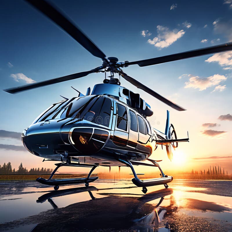 Render of a helicopter stock illustration. Illustration of ultra ...