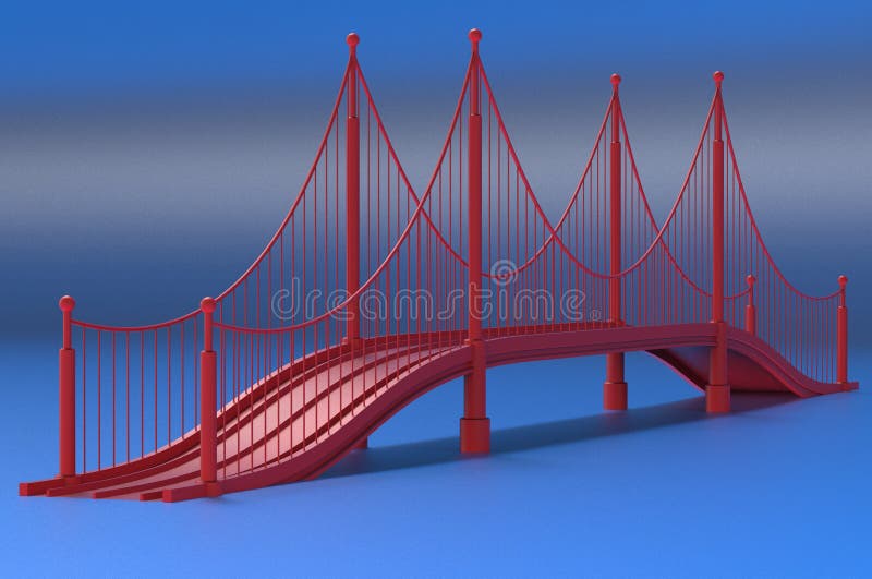 Render Drawing Bridge Stock Illustrations – 118 Render Drawing Bridge ...