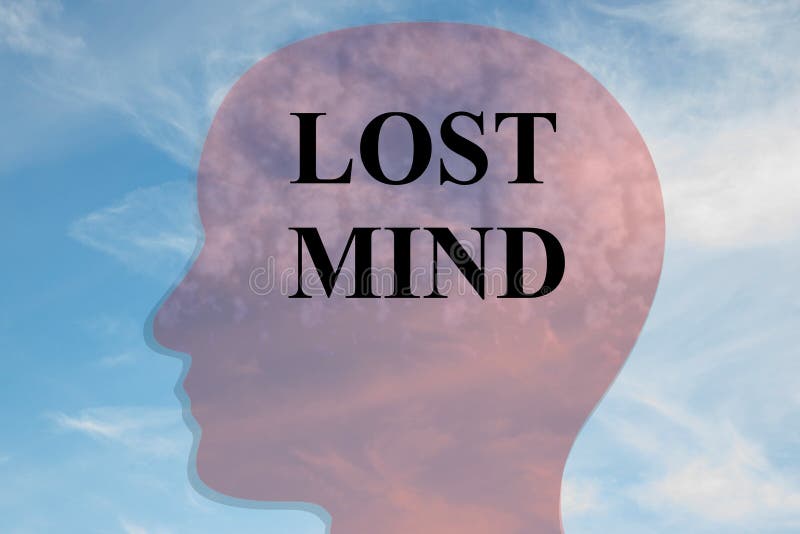 Lost in My Own Mind Hand Drawn Vector Illustration in Cartoon Comic ...