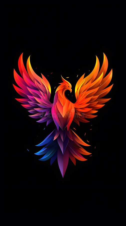 Render Neon Color Light Phoenix Background, the Phoenix Wallpapers are ...