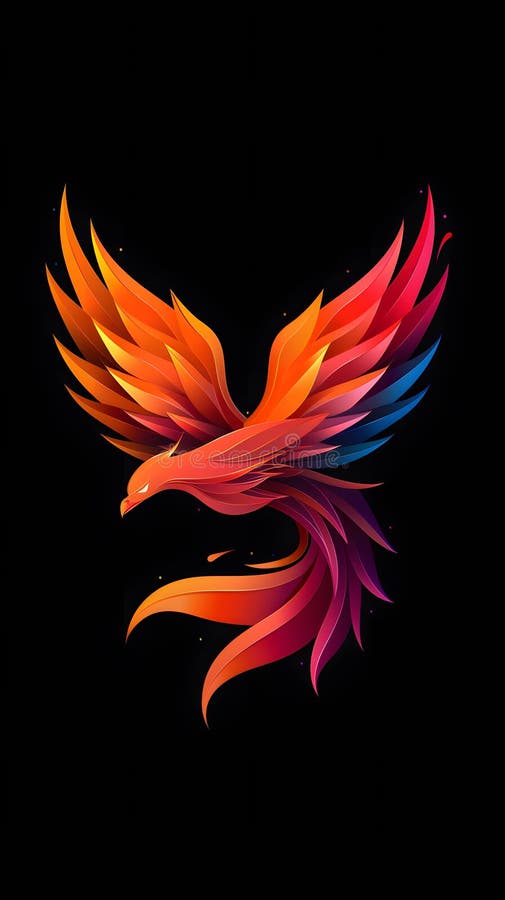 Render Neon Color Light Phoenix Background, the Phoenix Wallpapers are ...