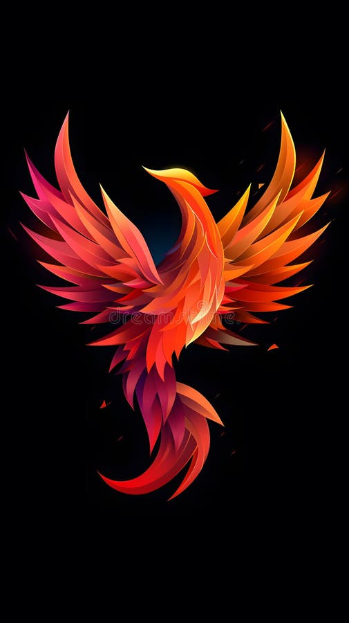 Render Neon Color Light Phoenix Background, the Phoenix Wallpapers are ...