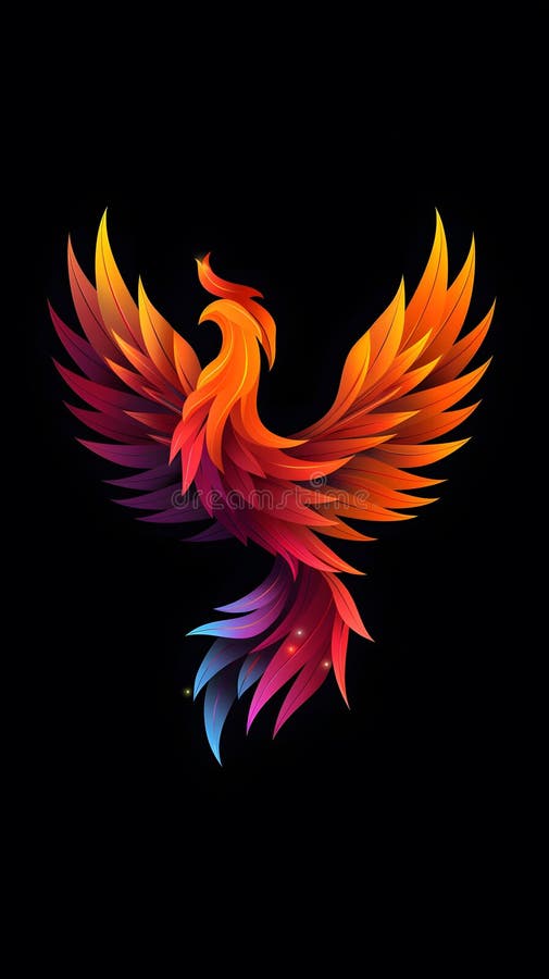 Render Neon Color Light Phoenix Background, the Phoenix Wallpapers are ...