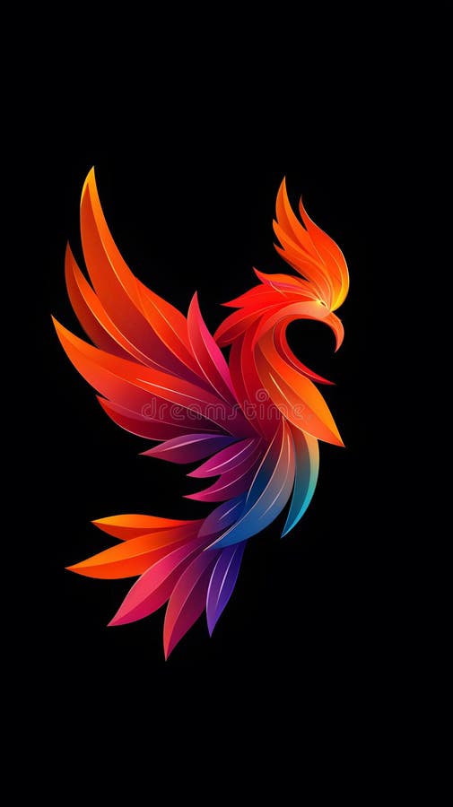 Render Neon Color Light Phoenix Background, the Phoenix Wallpapers are ...