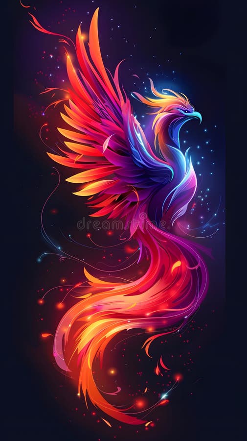 Phoenix Wallpapers Stock Illustrations – 320 Phoenix Wallpapers Stock ...