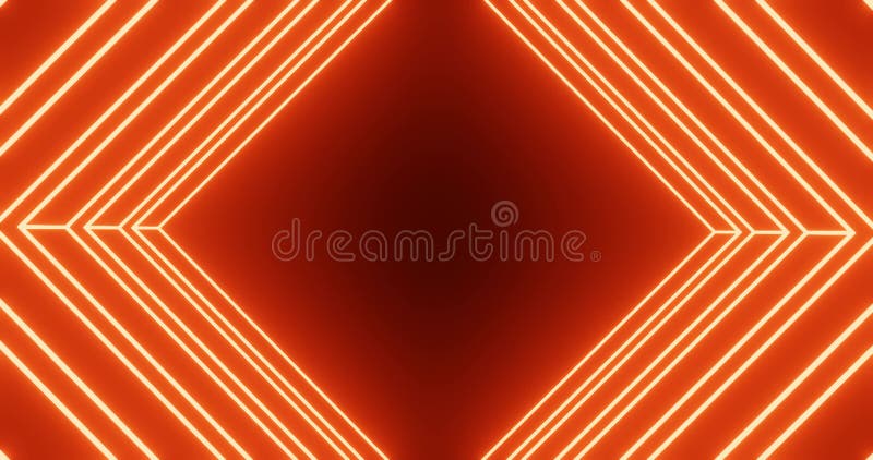 Render with Cubes on a Dark Background in Bright Red Light with a ...
