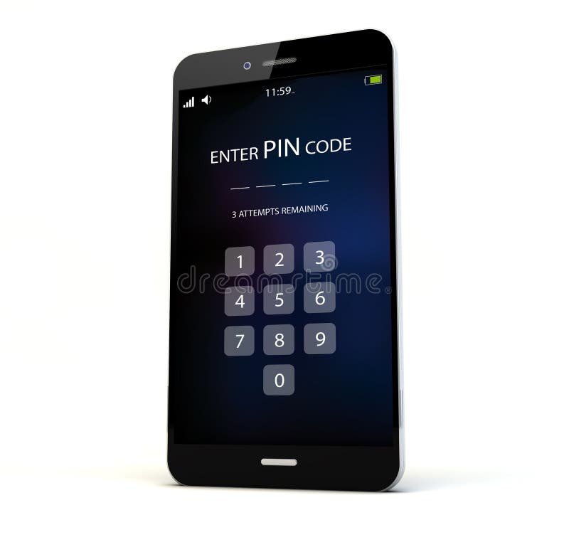Pin Code Device for Internet Banking Stock Photo - Image of account ...