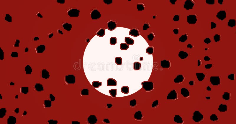 Render with a Pixelated Background with a Red Surface, Streaks and ...