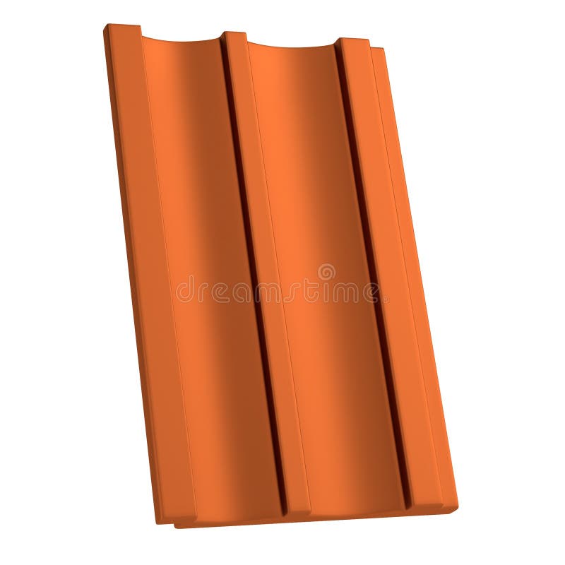 Render of roof tile stock illustration. Illustration of graphics - 38717775