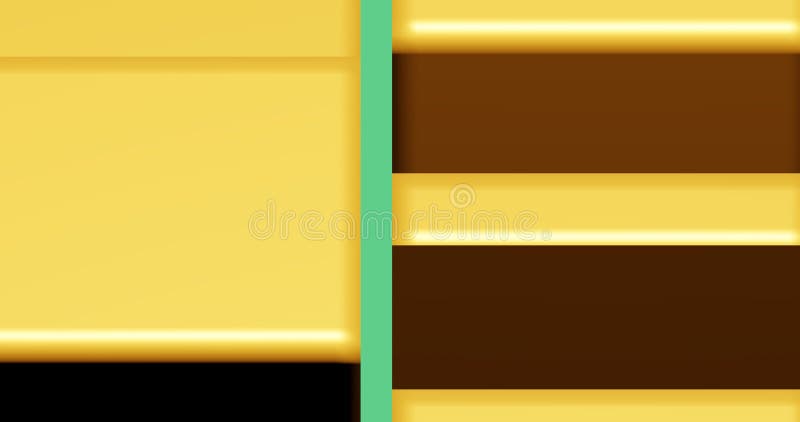 Render with Rounded Yellow Cubic Structure with Cut Out Parts Stock ...