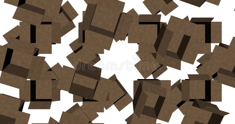 Scattered Boxes Stock Illustrations – 735 Scattered Boxes Stock ...