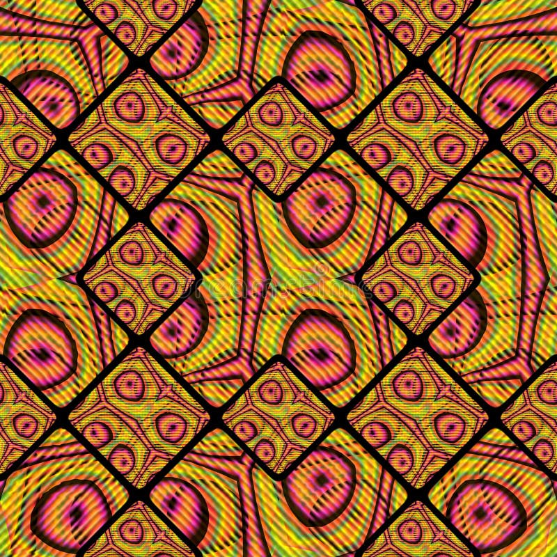 Render of Seamless Cloth Motive Background Tile Stock Illustration ...