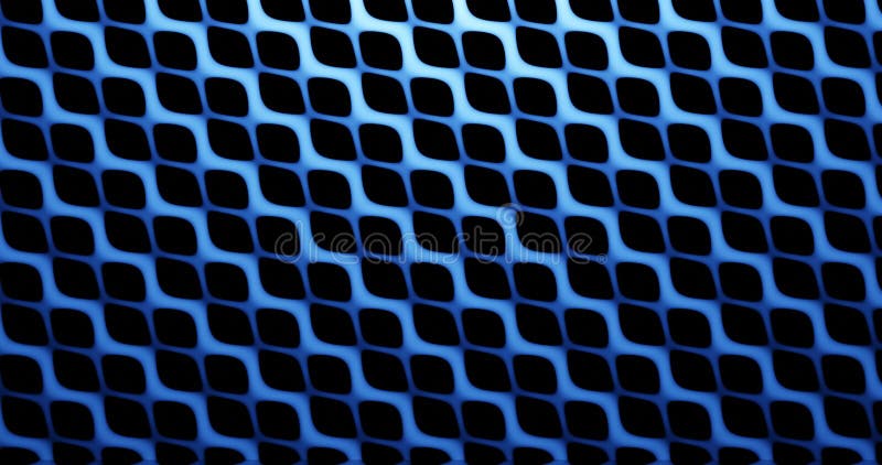 Render with a Simple Decorative Blue Mesh with Black Cells Stock Video ...