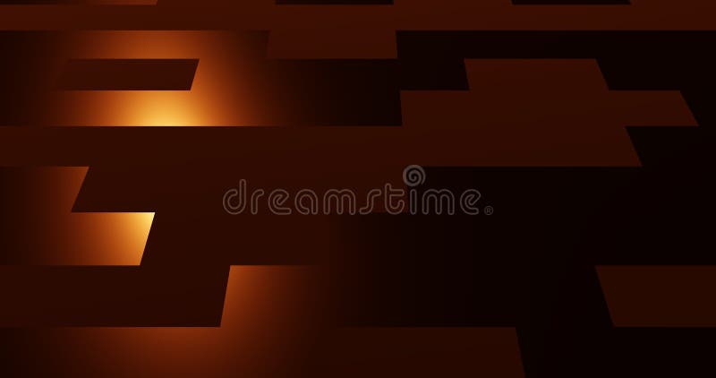 Render with Smooth and Matte Surface in Orange Light Stock Illustration ...