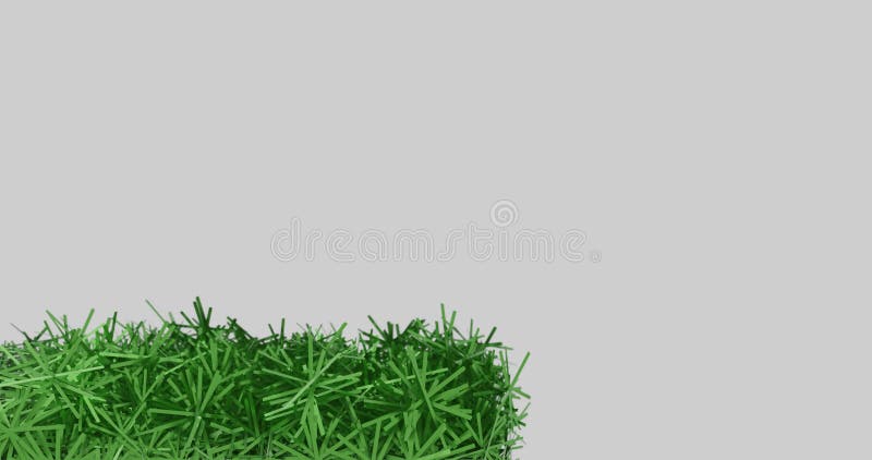 Render with a Strip of Horizontal Artificial Grass Stock Video - Video ...