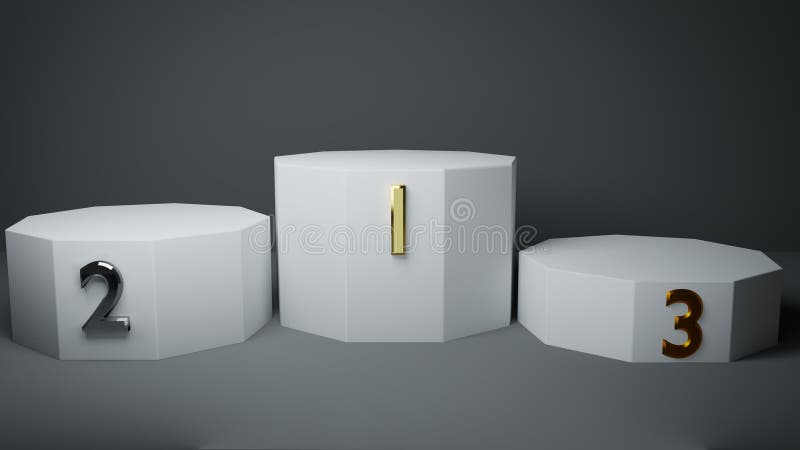 Numbered Podiums Stock Illustrations – 9 Numbered Podiums Stock ...