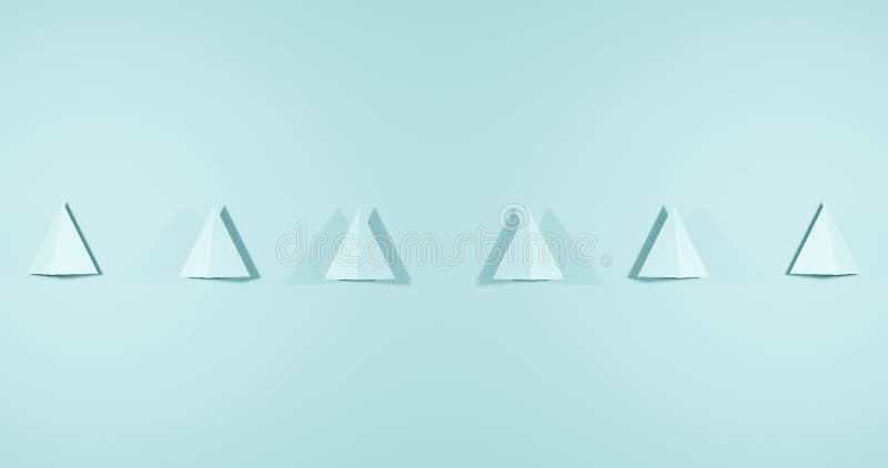Render with Triangles in Soft Blue Color Stock Video - Video of ...
