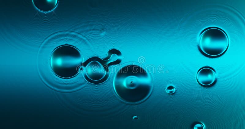 Render with Water Waves from Falling Drops Stock Illustration ...