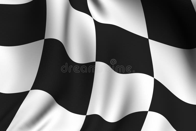 Red checkered flag stock vector. Illustration of flag - 5086191