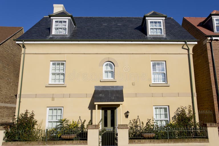 Rendered detached house stock photo. Image of estate - 29247588