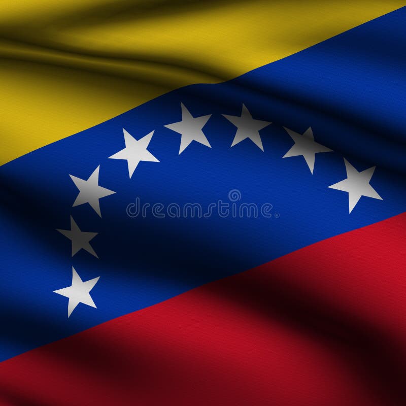 Venezuelan flag stock illustration. Illustration of flag - 65241