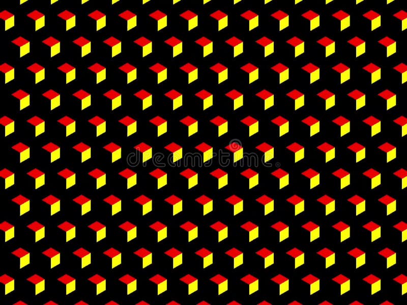 Rendering Animation Pattern Geometric in Architecture Texture on Cube ...