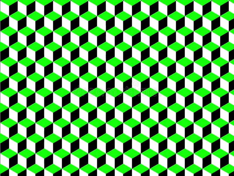 Rendering Animation Pattern Geometric in Architecture Texture on Cube ...