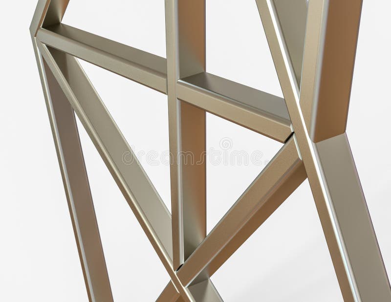 Rendering of a Cad Model of a Steel Framework Construction Stock ...