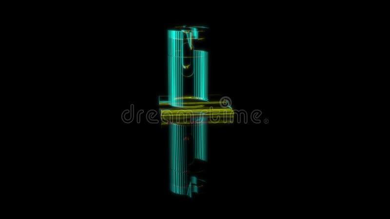 Rendering 3D Animation, Kettle Model on a Black Background Stock ...