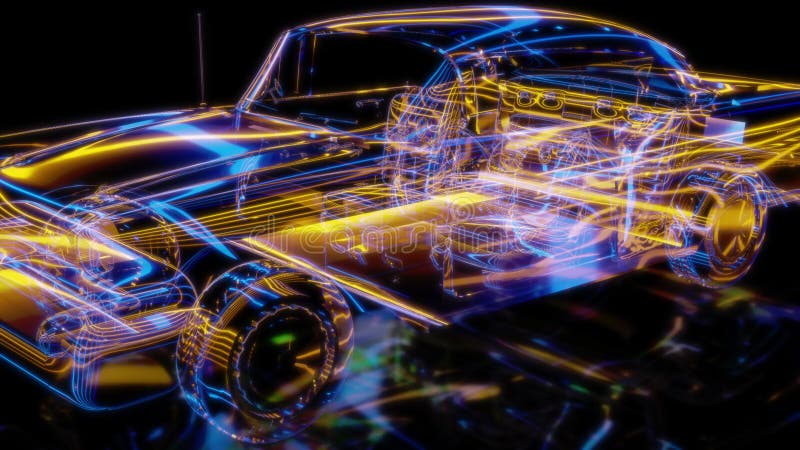 Rendering 3D Animation, VISUAL EFFECTS Low Poly Donkey Model on a Black ...