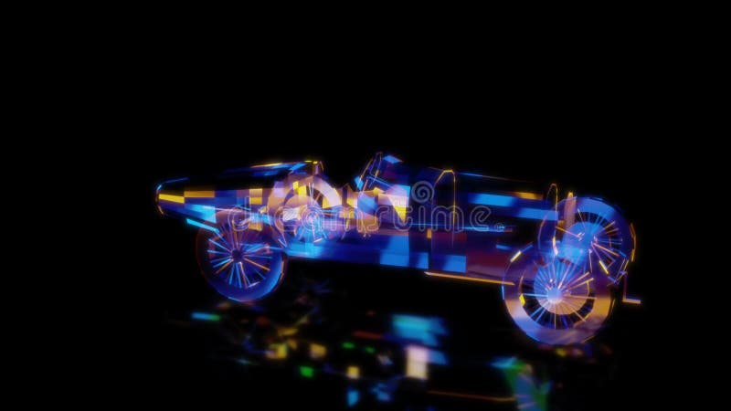 Rendering 3D Animation, VISUAL EFFECTS Duesenberg GP Racing Car Model ...