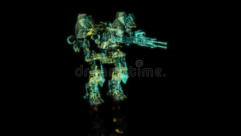 Rendering 3D Animation, VISUAL EFFECTS Sci-fi Transformers Robot Model ...