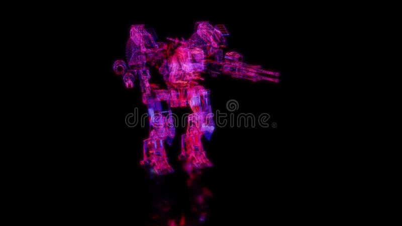 Rendering 3D Animation, VISUAL EFFECTS Sci-fi Transformers Robot Model ...