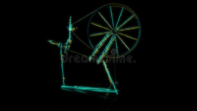 Rendering 3D Animation, VISUAL EFFECTS Spinning Wheel 01 Model on a ...
