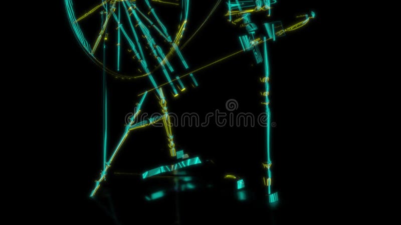 Rendering 3D Animation, VISUAL EFFECTS Spinning Wheel 01 Model on a ...