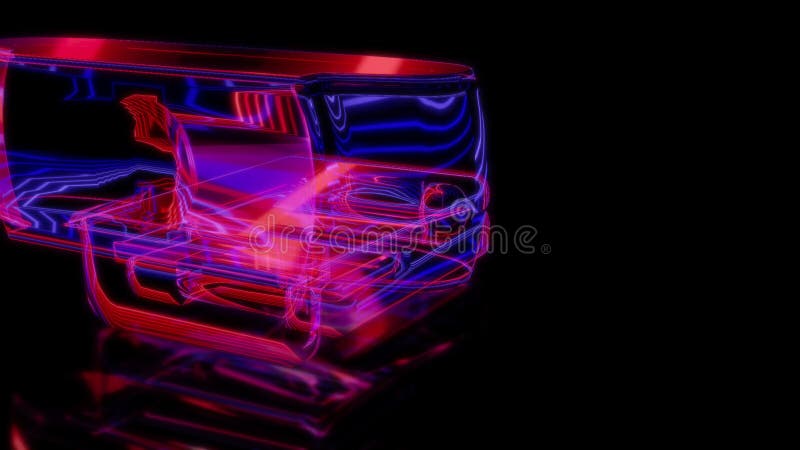 Rendering 3D Animation, VISUAL EFFECTS Webcam Model on a Black ...