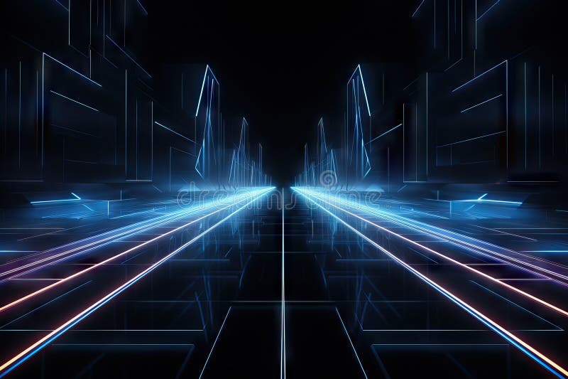 Rendering 3D Backdrops Geometric Style Technology Background Pattern ...