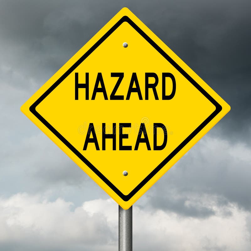 Yellow highway sign stock photo. Image of attention - 225054120